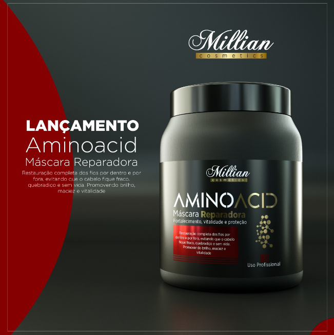 Máscara Capilar Aminoácido Millian 1Kg – Parada Feminina